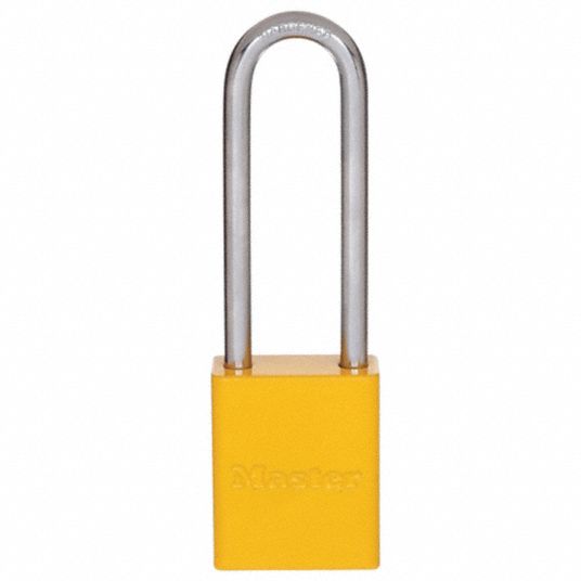 MASTER LOCK, Aluminum, Std Body Body Size, Lockout Padlock - 3LXP3 ...
