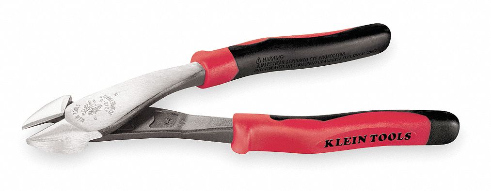 KLEIN TOOLS High Leverage Diagonal Cutting Plier: Std, Straight, Oval ...