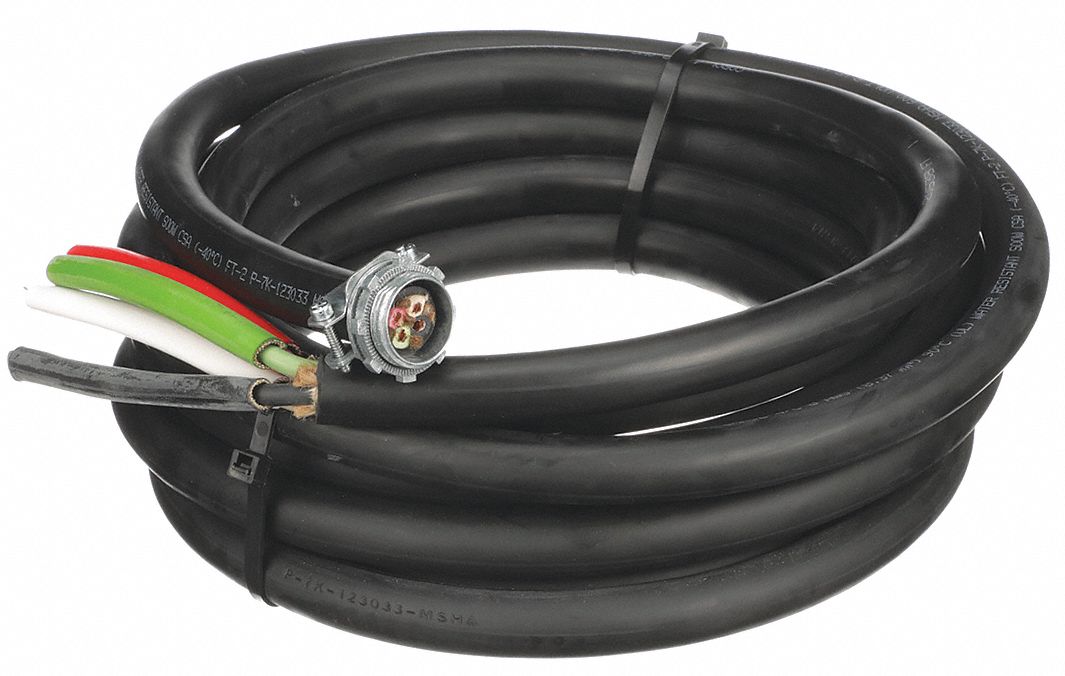 FOSTORIA, 600V AC, 25 ft Cable Lg, Field Installed Cable Kit - 3LY31|SO ...