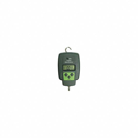 TEST PRODUCTS INTL. Digital Manometer: -60 in wc to 60 in wc, 4 Digit ...