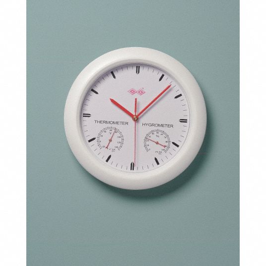 Auto Set DST/Manual, 9 in Dia, Analog Clock - 3LYR1|B61700-0600 - Grainger