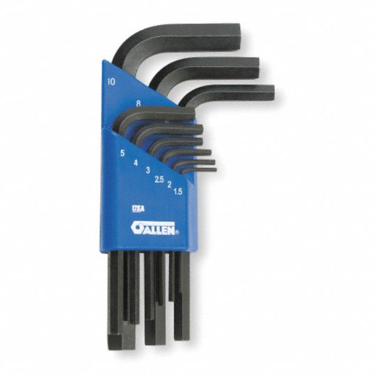 Hex Key Set, Number of Pieces 9 - Grainger