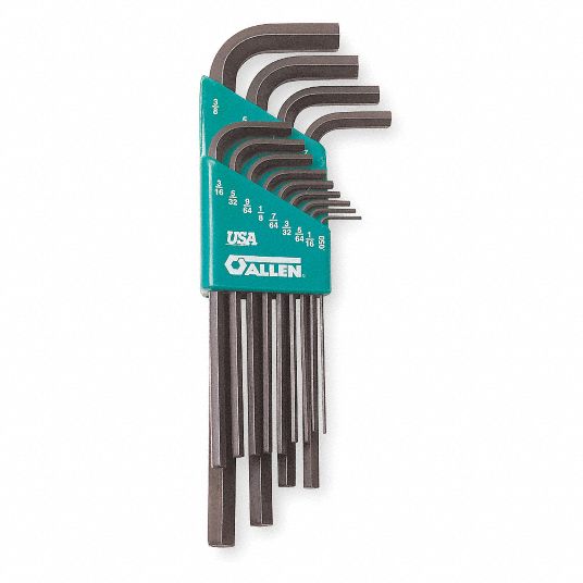 Hex Key Set, Number of Pieces 13 - Grainger