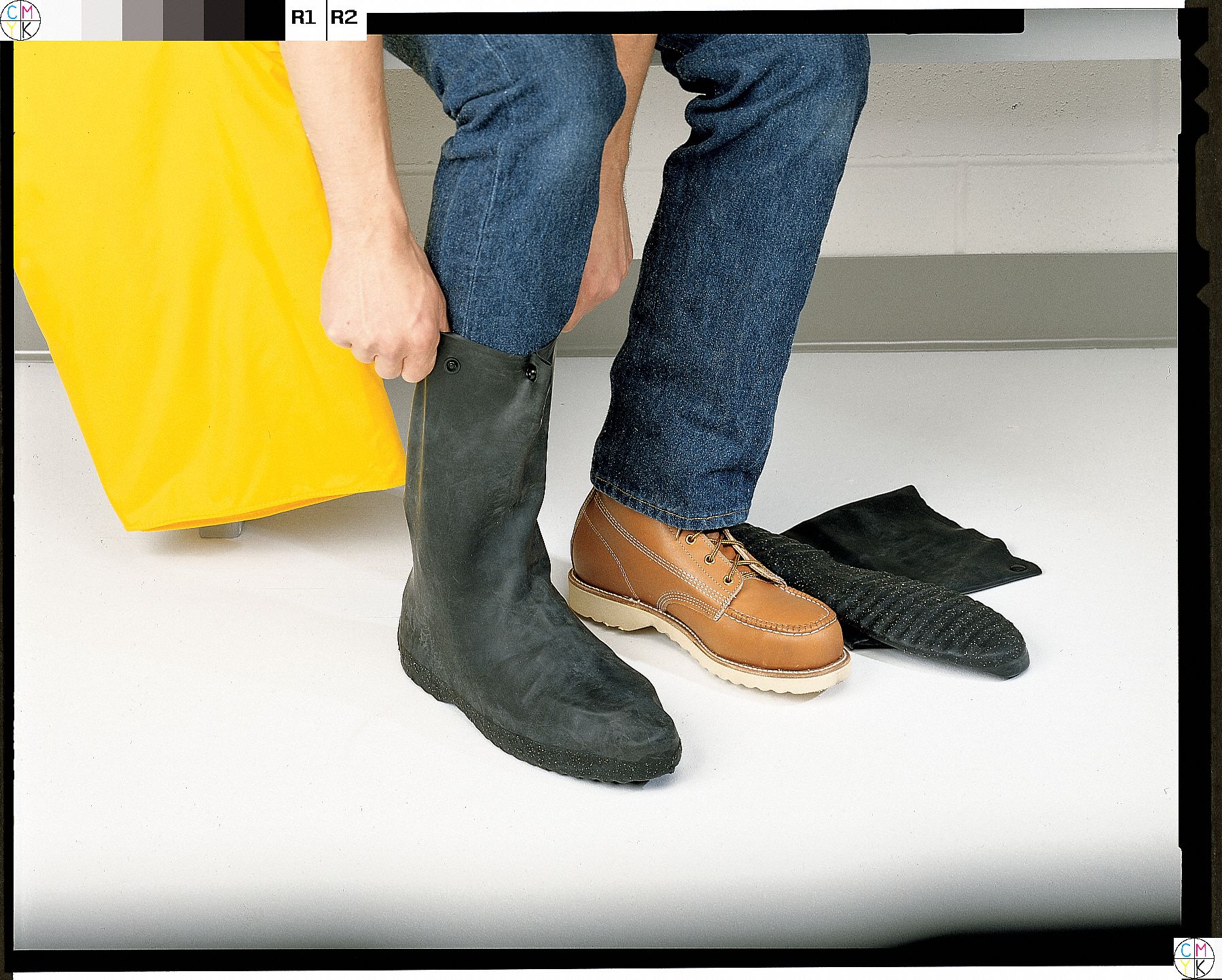 Overboots, Men's, Fits Shoe Size 9-1/2 to 11, Latex Outsole Material, 1 ...