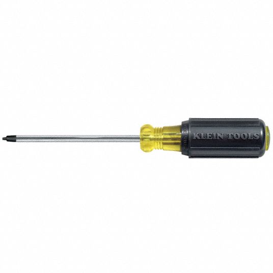 KLEIN TOOLS, Long Lg, #3 Tip Size, General Purpose Square Screwdriver ...