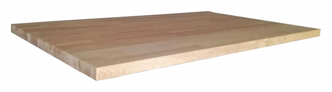 Hardwood, 60 in x 36 in, Workbench Top - 3MKC3|3MKC3 - Grainger