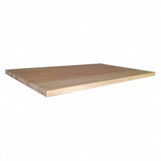 Hardwood, 60 in x 36 in, Workbench Top - 3MKC3|3MKC3 - Grainger