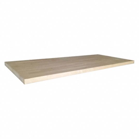 Hardwood, 72 in x 36 in, Workbench Top - 3MKC5|3MKC5 - Grainger