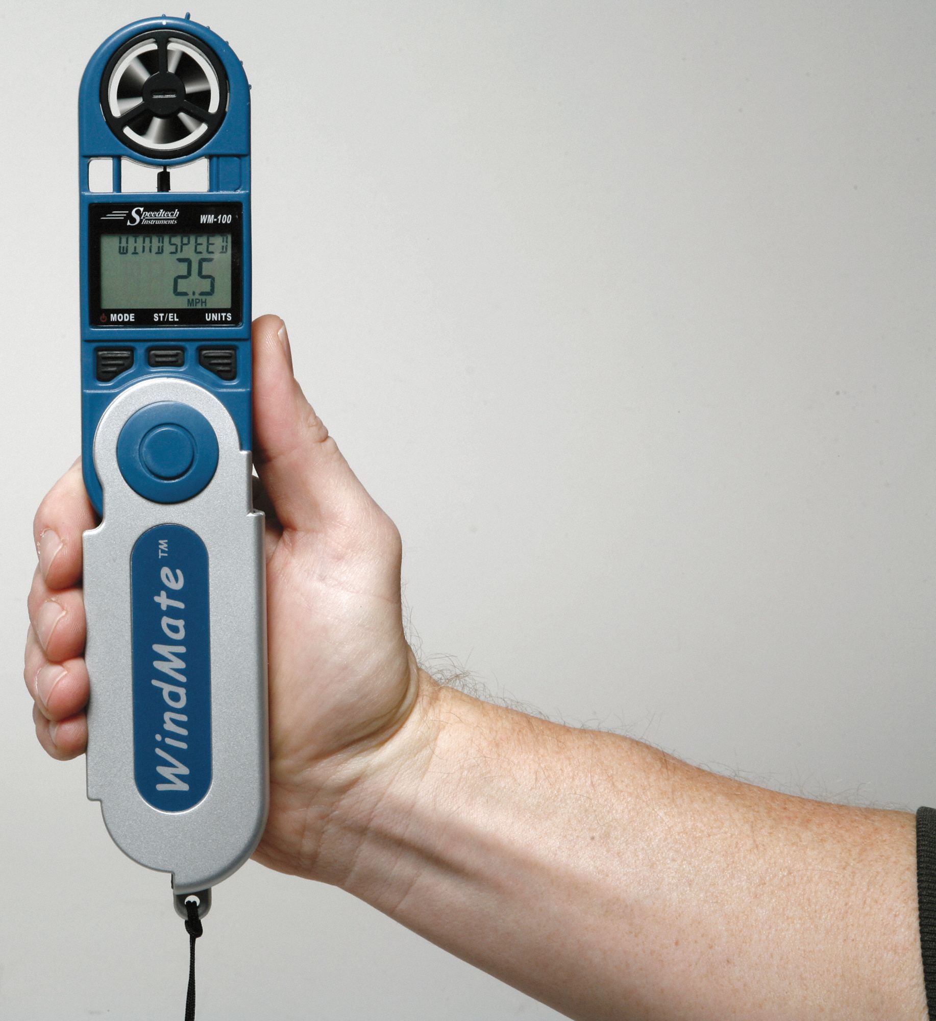 SPEEDTECH Wind Speed Indicator, Rotating Vane, No, No, 0.8 to 89 ...