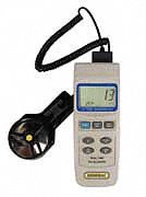 Anemometer, Rotating Vane, Yes, No, 80 to 5910 Velocity (FPM), 0.4 to ...