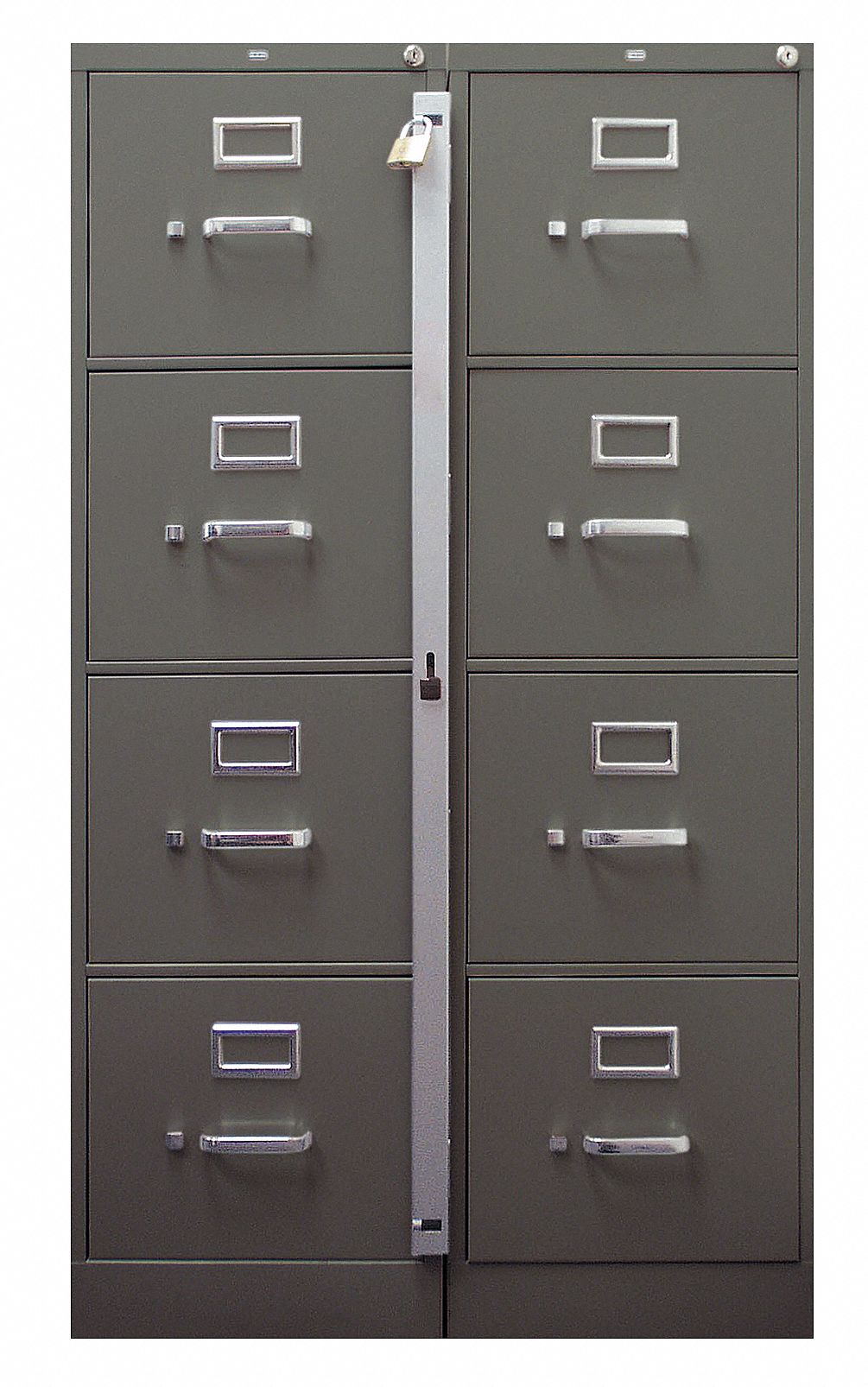 ABUS File Cabinet Locking Bar: Silver, Powder Coat, High Security ...