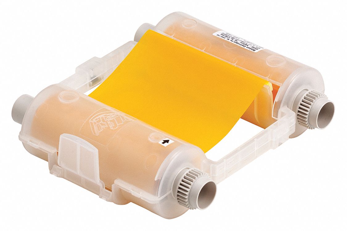 4 3/32 in x 200 ft, Yellow, Label Printer Ribbon Cartridge - 3MU48 ...