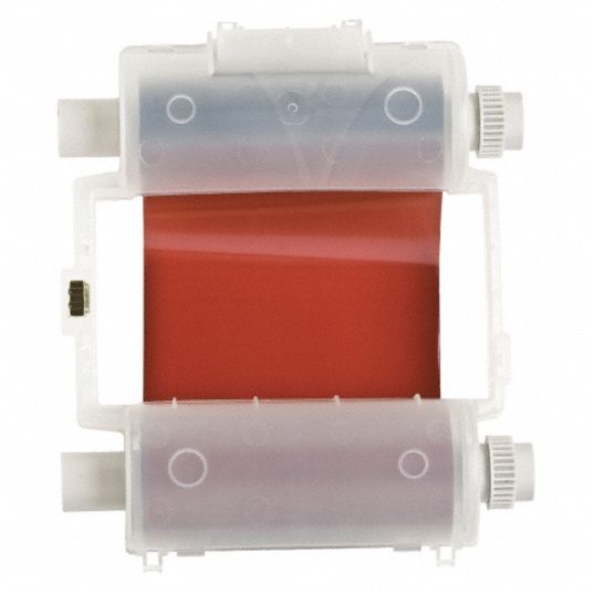 4 5/16 in x 200 ft, Black/Blue/Green/Red, Label Printer Ribbon ...