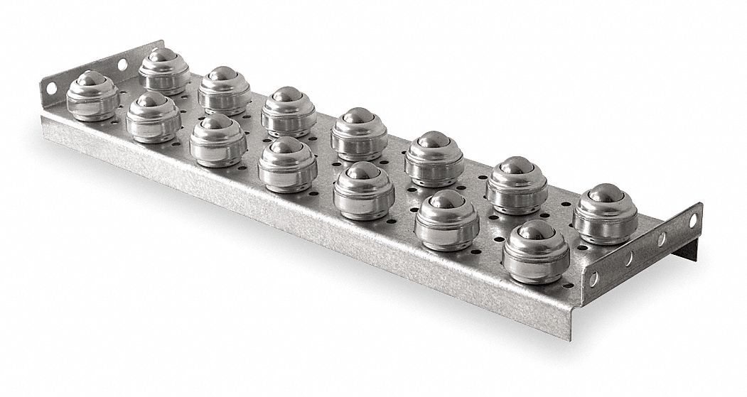 36 in Between Frame Wd, 5 7/8 in Overall Lg, Ball Transfer Insert ...