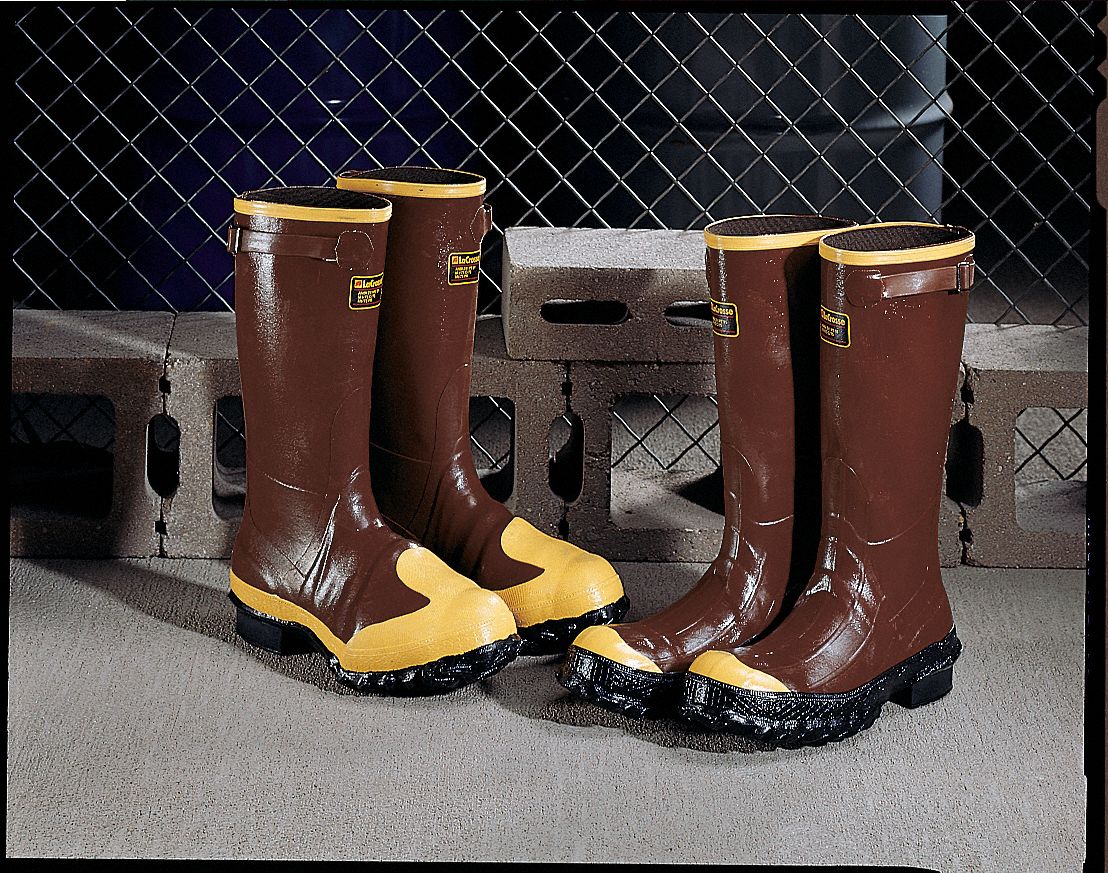 Knee Boots, Men's, 9, Knee, Steel Toe Type, 1 PR - Grainger