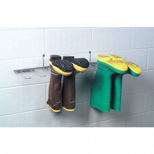 RACK'EM 4 Pair Boot Drying Rack, 4.75 in H x 35 in W x 10.5 in D, For ...