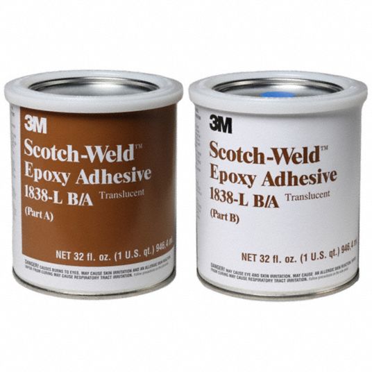 3M, 1838L, Ambient Cured, Epoxy Adhesive - 2JBW8|1838L - Grainger