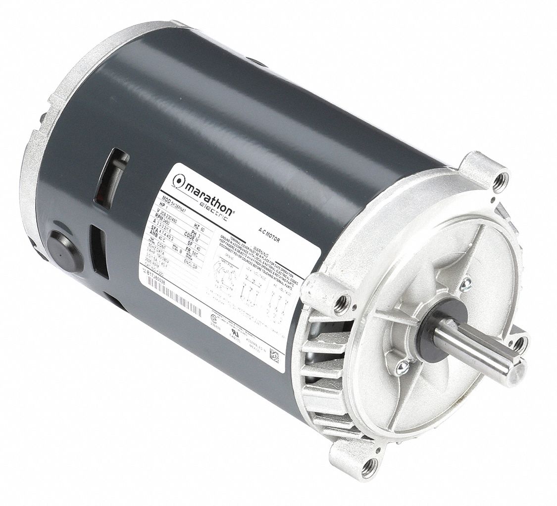 MARATHON MOTORS, Open Drip Proof, C-Face Mount, General Purpose Motor ...