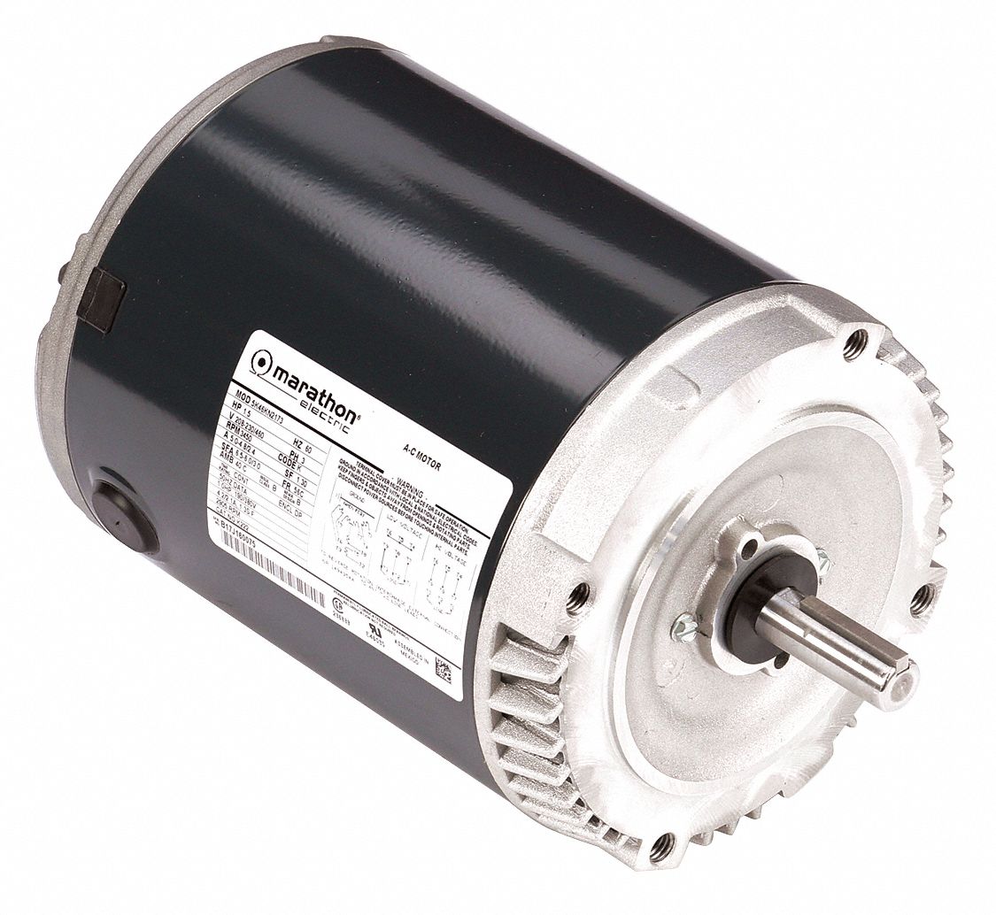 MARATHON MOTORS, Open Drip Proof, C-Face Mount, General Purpose Motor ...