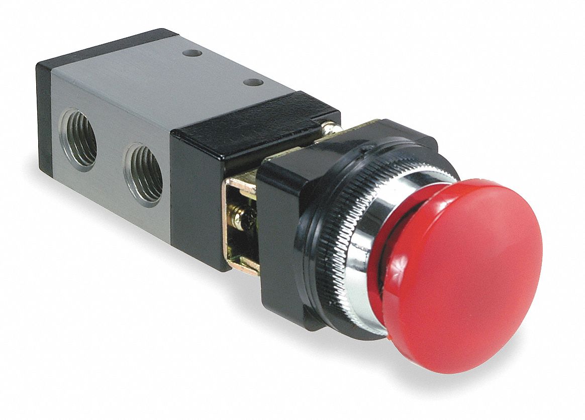 ARO, MaxAir, Three-Way / Two-Position, Manual Air Control Valve - 3NA87 ...