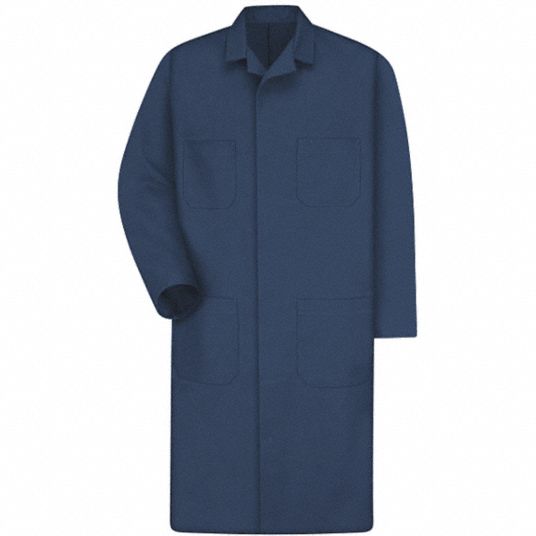 RED KAP, 3XL, Navy, Collared Lab Coat - 3NDH7|KT30NV RG 54 - Grainger