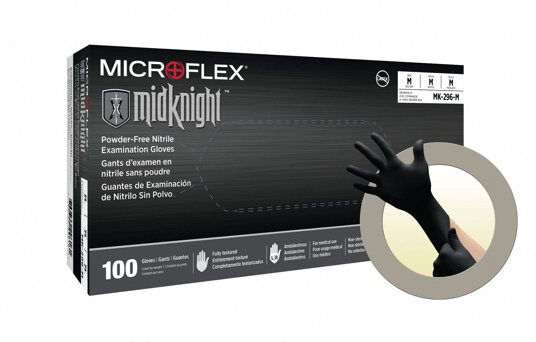 MICROFLEX Disposable Gloves: Gen Purpose/Medical-Grade, 5 mil, Powder ...