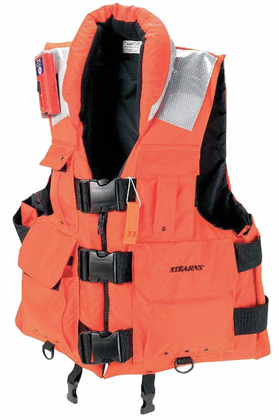 STEARNS Search and Rescue Life Jacket, USCG Type III, Foam Flotation ...