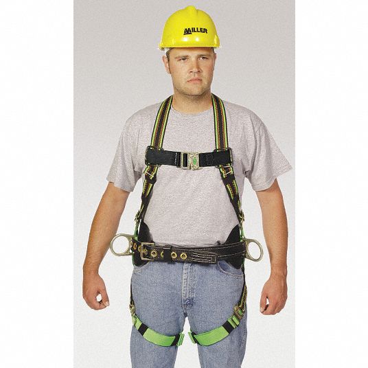 HONEYWELL MILLER, Positioning, Vest Harness, Full Body Harness - 3NGK8 ...