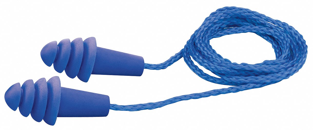 Elvex EP-411 Elvex Ear Plugs, Corded, 25dB, PK100 EP-411