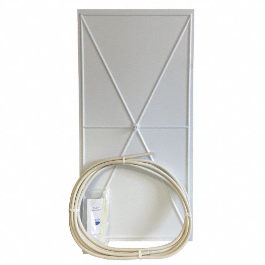 Roof, Ceiling Clips Leak Diverter Mounting Style, White, Plastic - Grainger