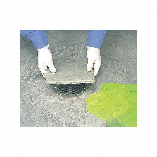 PLUG RUG, 24 in L x 16 in W, 23 in L x 15 in W Max Drain Size, Drain ...