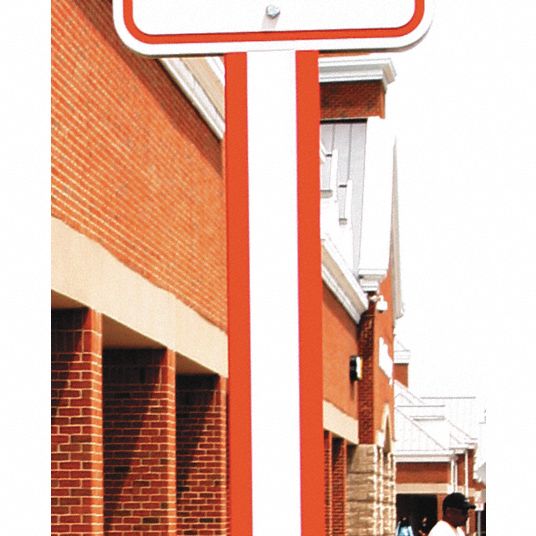 2 lb U-Channel Posts Compatible Sign Post, 2 ft Ht, U-Channel Cover ...