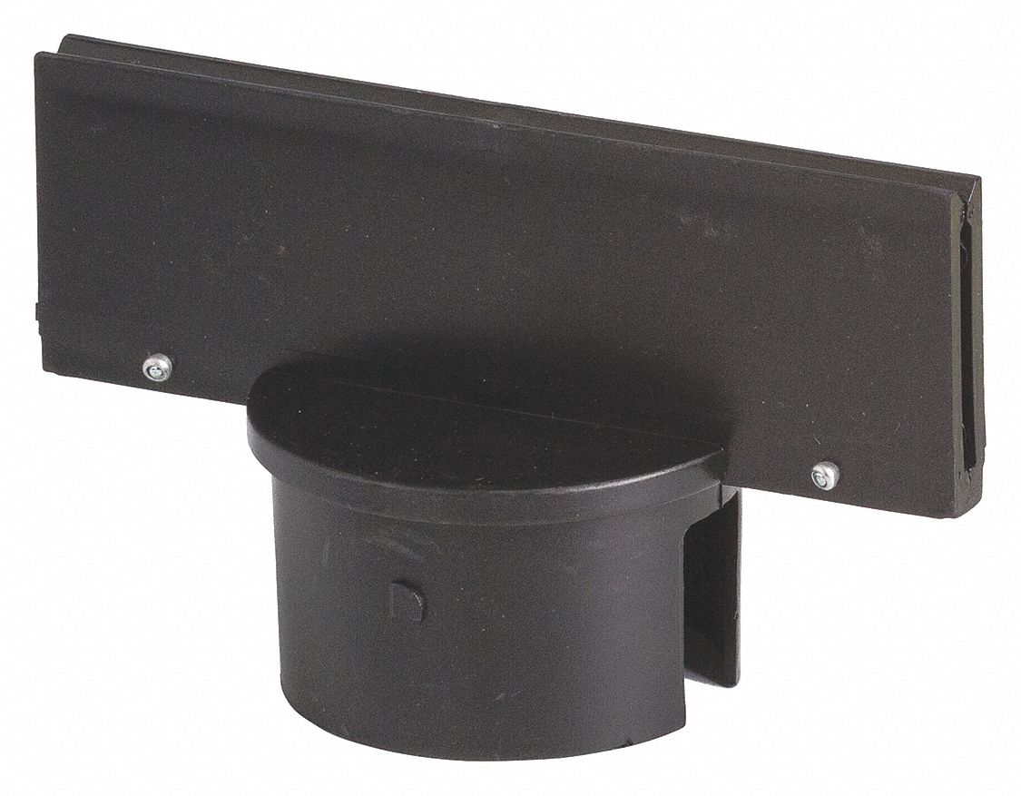 Black, Polyethylene, Post Sign Adapter - 3NKE9|92135 - Grainger