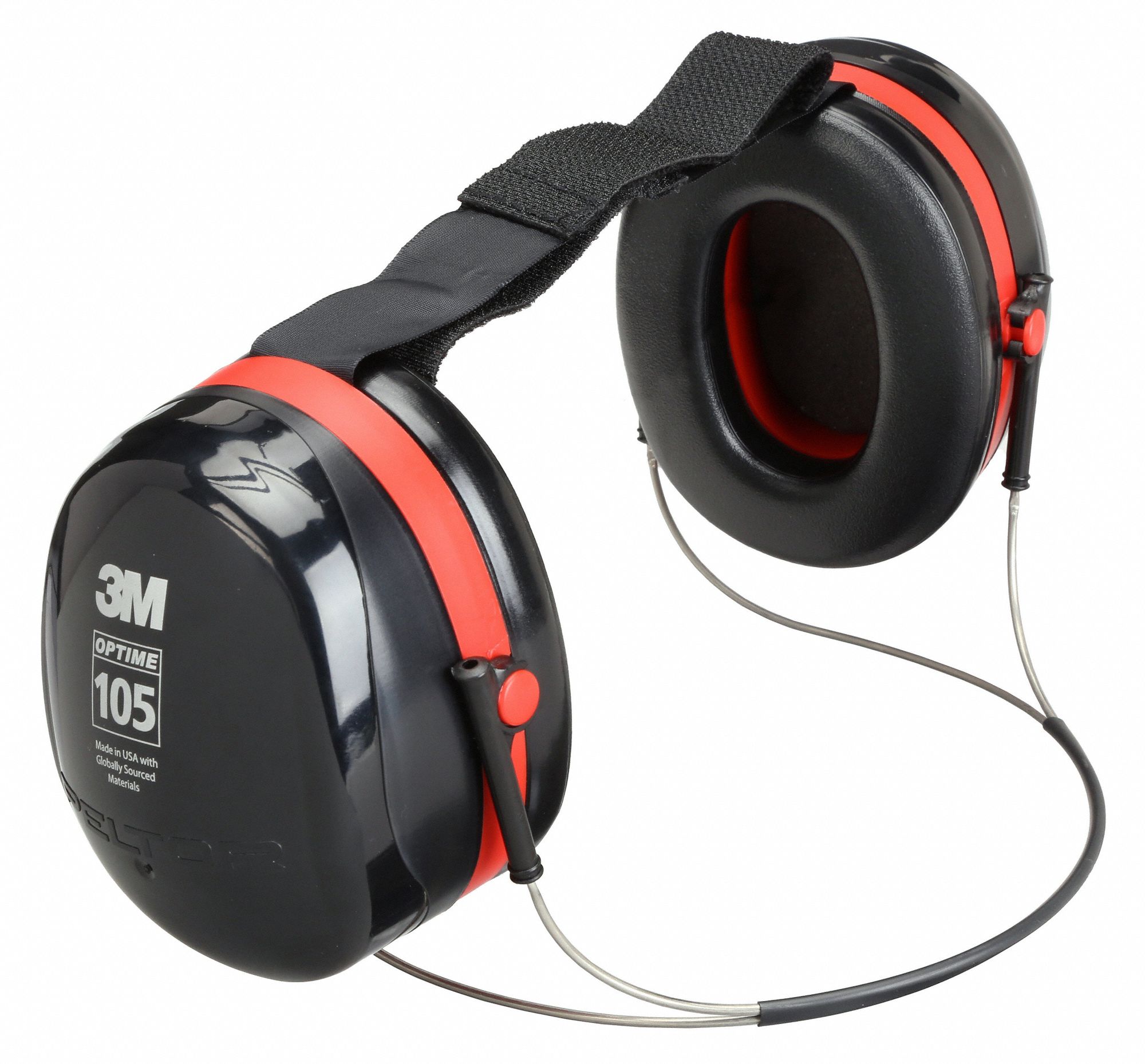 3M Peltor Optime 105 Behind the Head Earmuff Hearing Protection NRR 29
