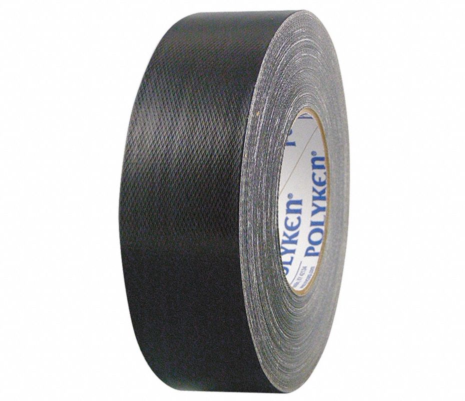 POLYKEN Cinta Duct,Tela Rec Poliet,Negro,L 55m - 15R471 | 226 ...