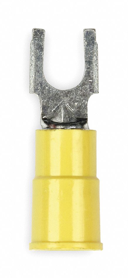 3M Fork Terminal, Block Terminal Type, Crimp Connection Type, Vinyl ...