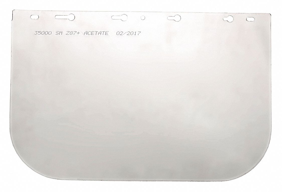SELLSTROM, 12 in Overall Wd, 8 in Overall Ht, Face Shield Visor - 3NLZ2 ...