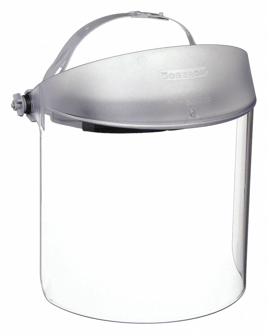 OBERON FACESHIELD, HEAT-REFLECTIVE, RATCHET, GOLD, CHEMICAL/PAINT ...