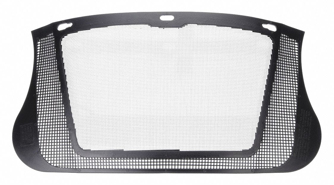 Elvex Black Steel Mesh Faceshield Screen Visor 3nmv2sv 70 Grainger