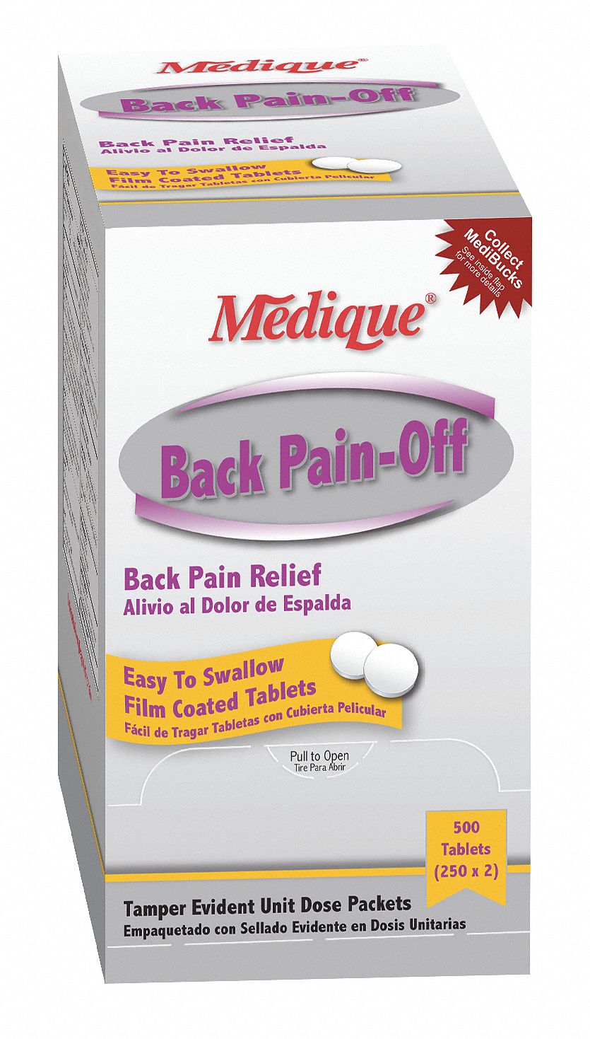 MEDIQUE, Back Pain-Off(R) Back Pain Relief - 3NNT4|07333 - Grainger