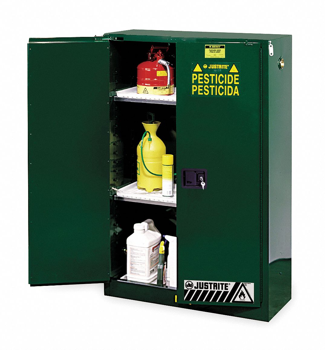 45 gal, 43 in x 18 in x 65 in, Hazardous Material Storage Cabinet ...