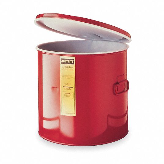JUSTRITE, 5 gal Capacity, Red, Dip Tank - 3NPW4|27615 - Grainger