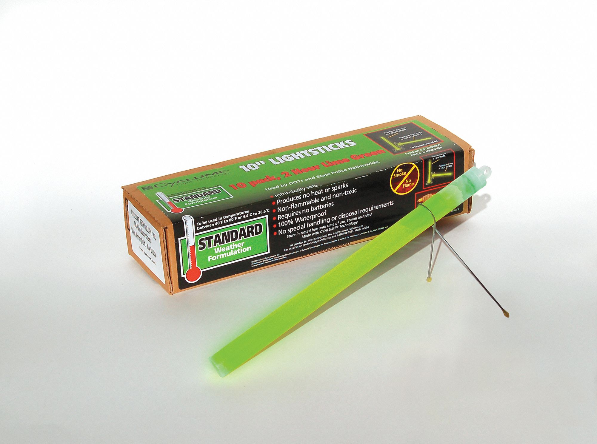 CHEMLIGHT BY CYALUME TECHNOLOGIES, Self-Standing Holder, Green ...