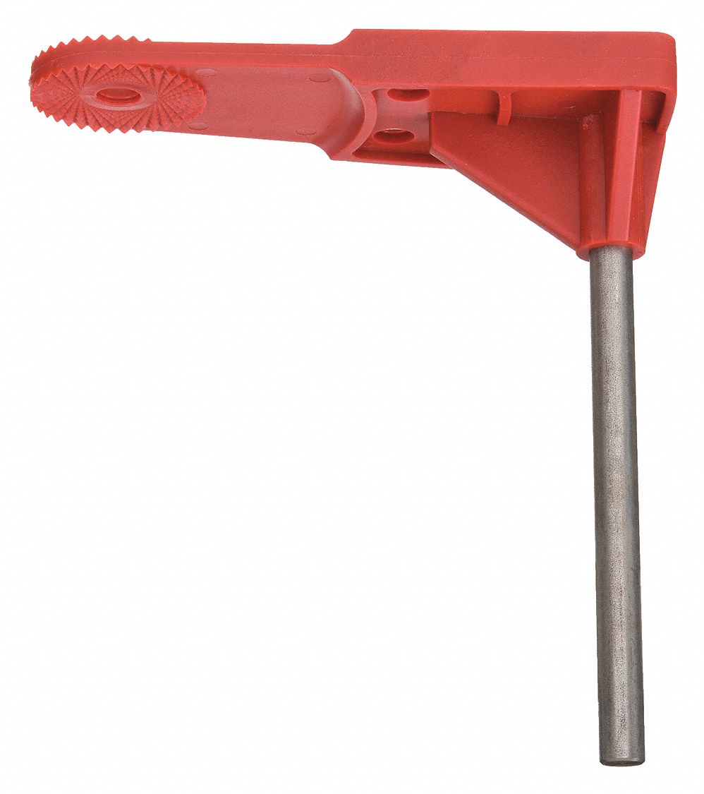 BRADY BLOCKING ARM, 6.05 IN BLOCKING ARM HT, FOR 1 IN MAX HANDLE WD ...