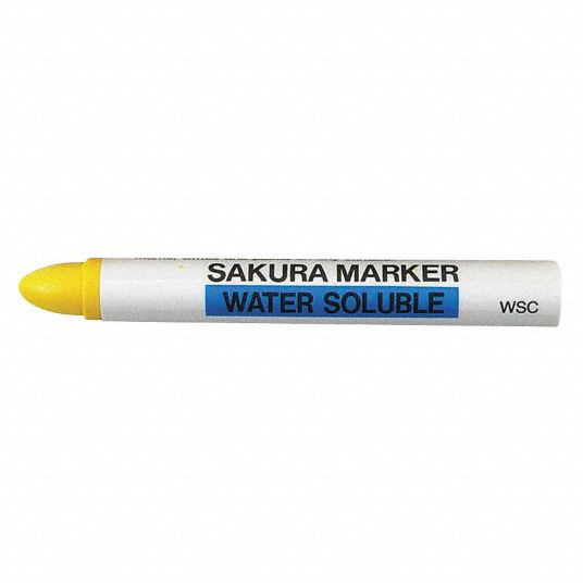 SAKURA, Yellow, Bullet, Water-Soluble Crayon - 3NUW9|WSC-3 - Grainger