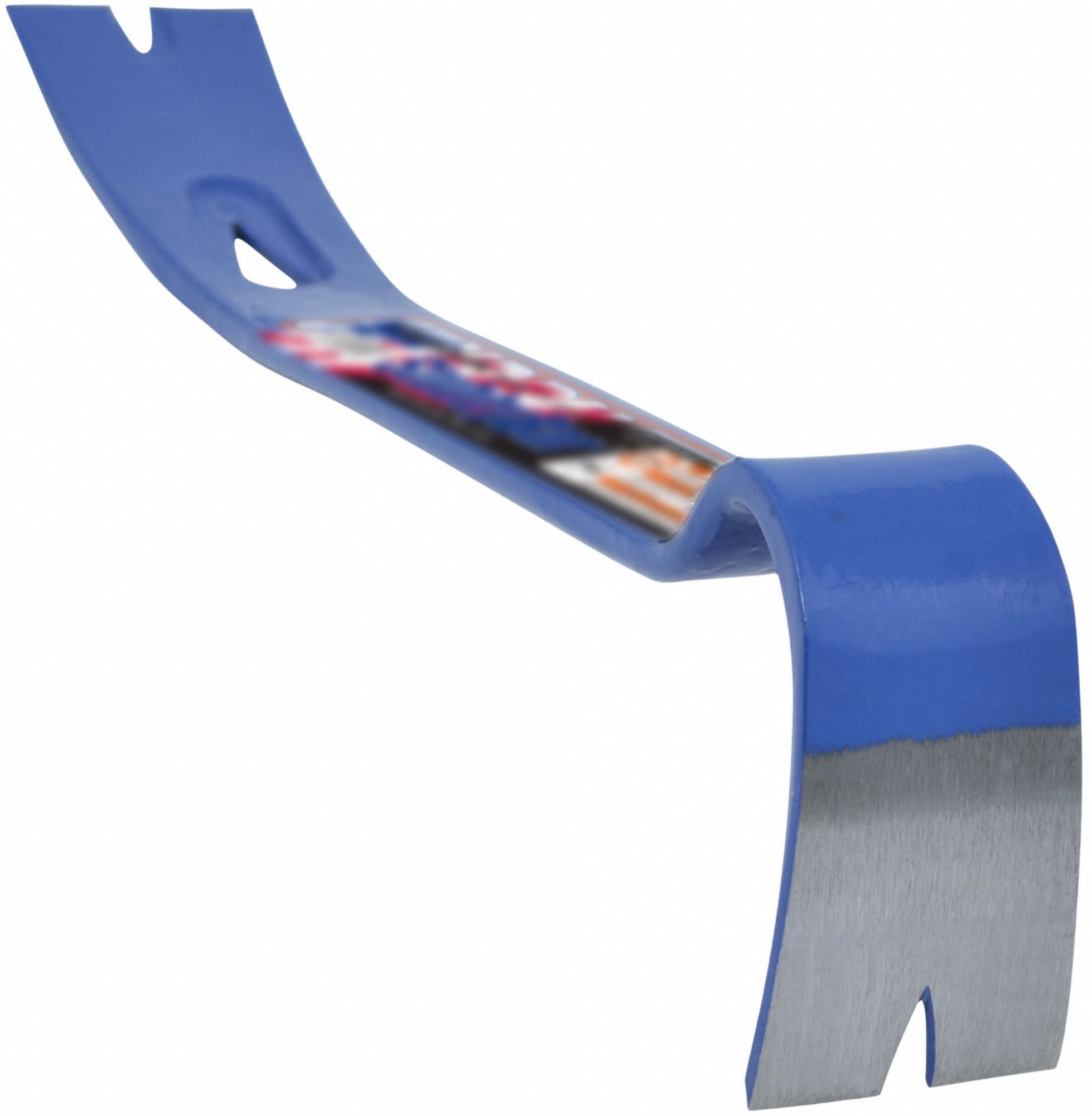 VAUGHAN Rolling Head Pry Bar: Double Claw End, 12 in Overall Lg, 1/2 in ...