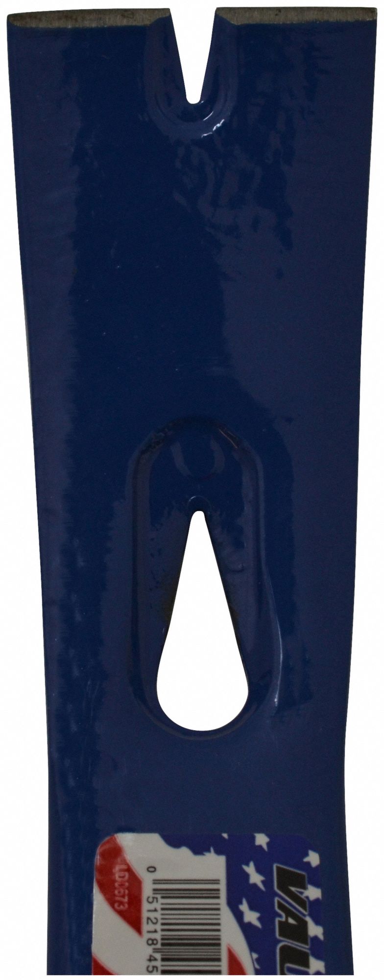 VAUGHAN Rolling Head Pry Bar: Double Claw End, 12 in Overall Lg, 1/2 in ...