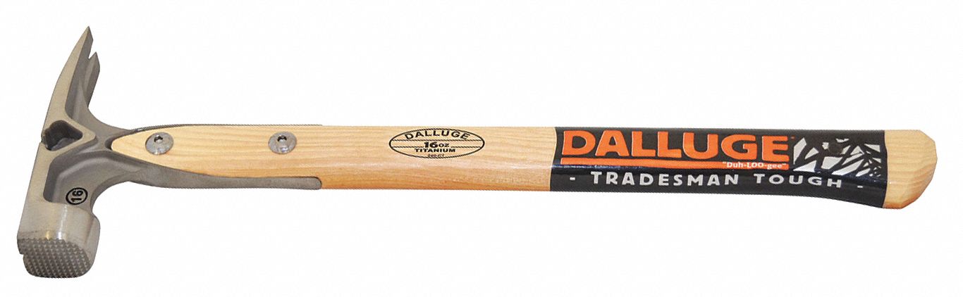 Titanium, Plain Grip, Straight Claw Hammer - 3NWE1|7180 - Grainger