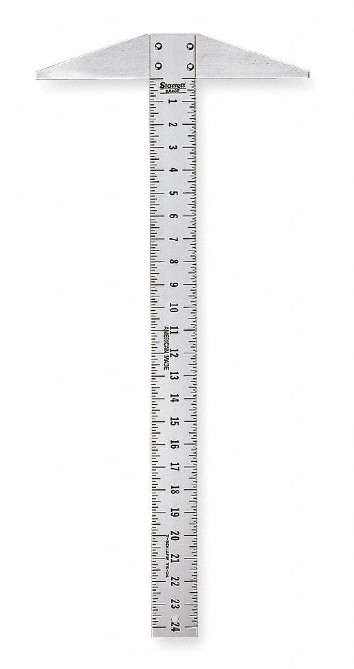 T-Square,24", Aluminum - Grainger