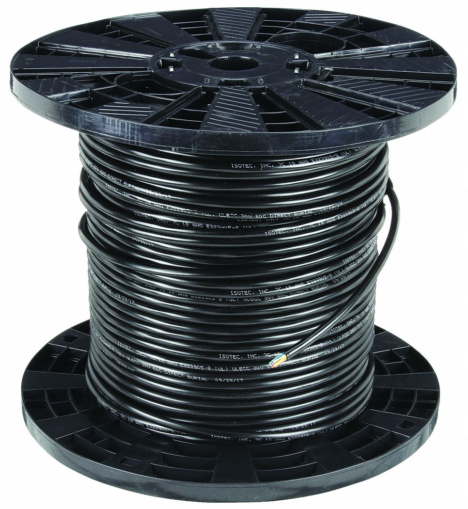 7 Conductors 18 AWG Wire Size Sprinkler Wire 3NXN6 187IRRAP 38 01